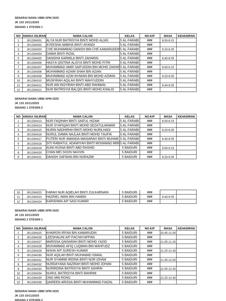 Senarai UBBI SPM 2025 | PDF | Linguistic Morphology | Southeast Asia