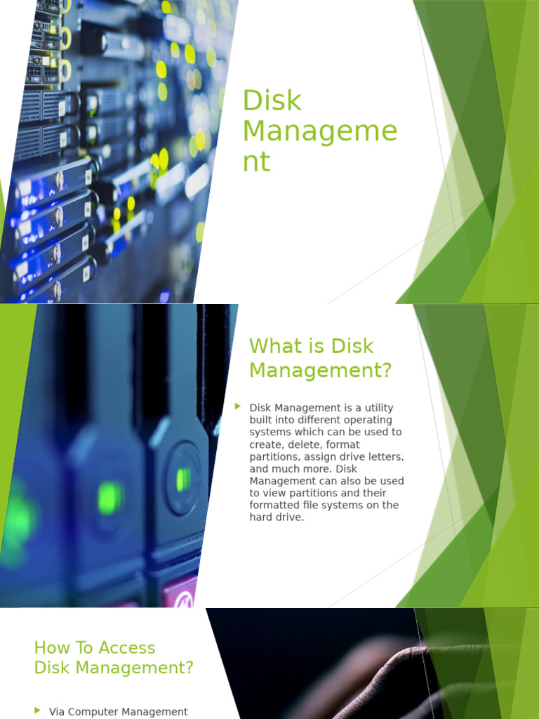 Disk Management Guide for Windows Users | PDF | Personal Computers ...