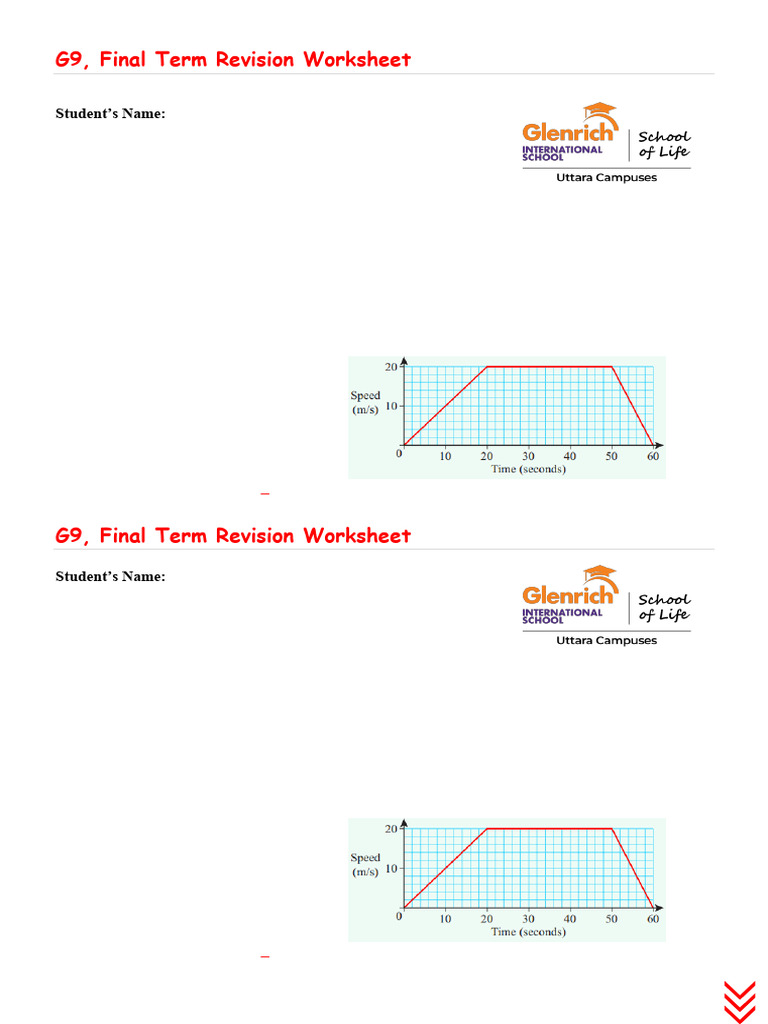 G9, GM, Revision Worksheet, Ratio, Rate & Proportion+ With Answer | PDF