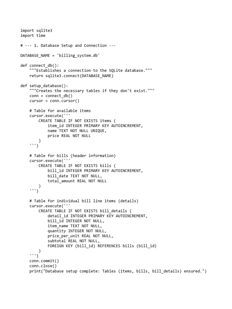 Simple Billing System | PDF | Computer Science | Software Engineering