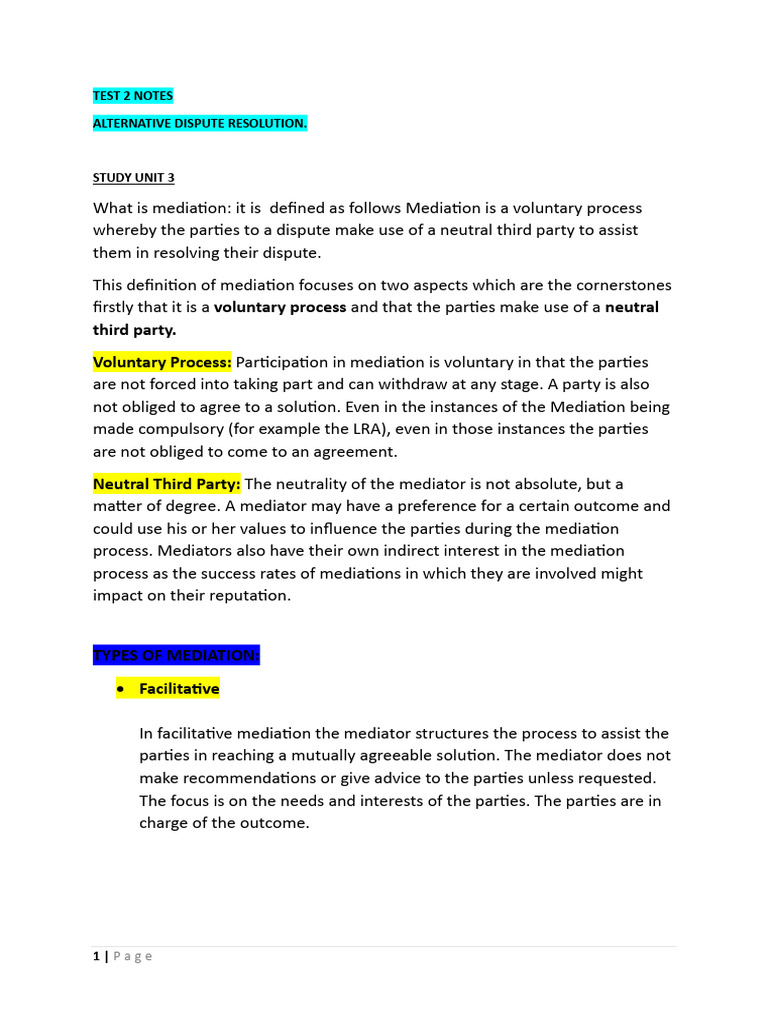 Adr Exam | PDF | Mediation | Alternative Dispute Resolution