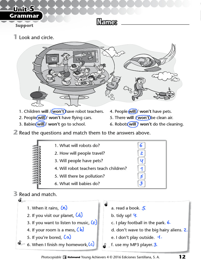 Respuestas Unit 5 | PDF