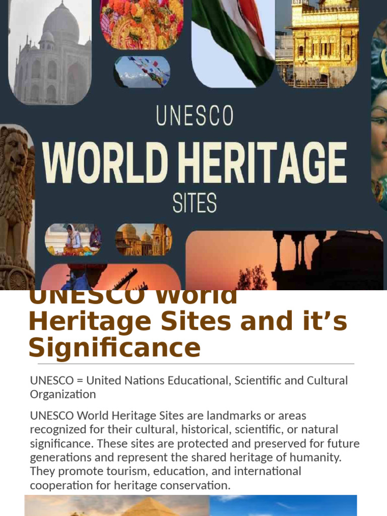 UNESCO World Heritage Sites Presentation | PDF