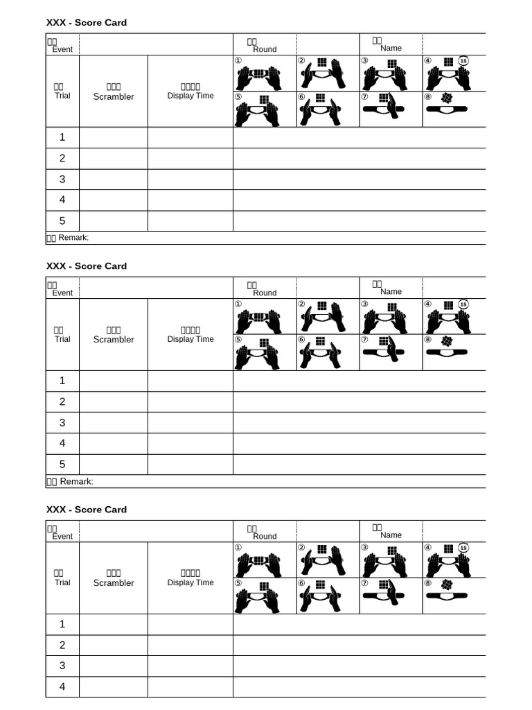 Score Card | PDF