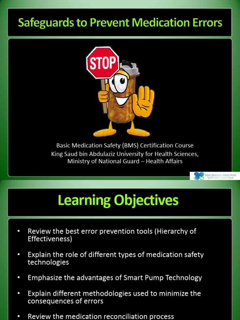 F Safeguards To Prevent Medication Errors 1 | PDF | Medical Error | Patient