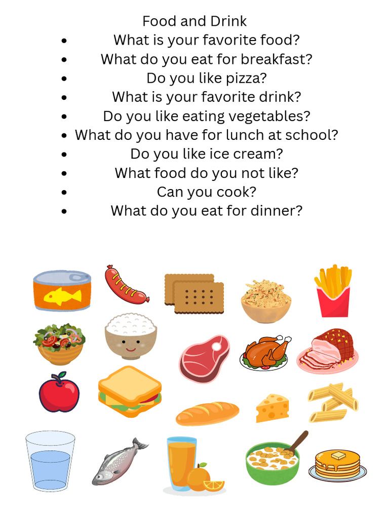 Food and Drink What Is Your Favorite Food What Do You Eat For Breakfast ...