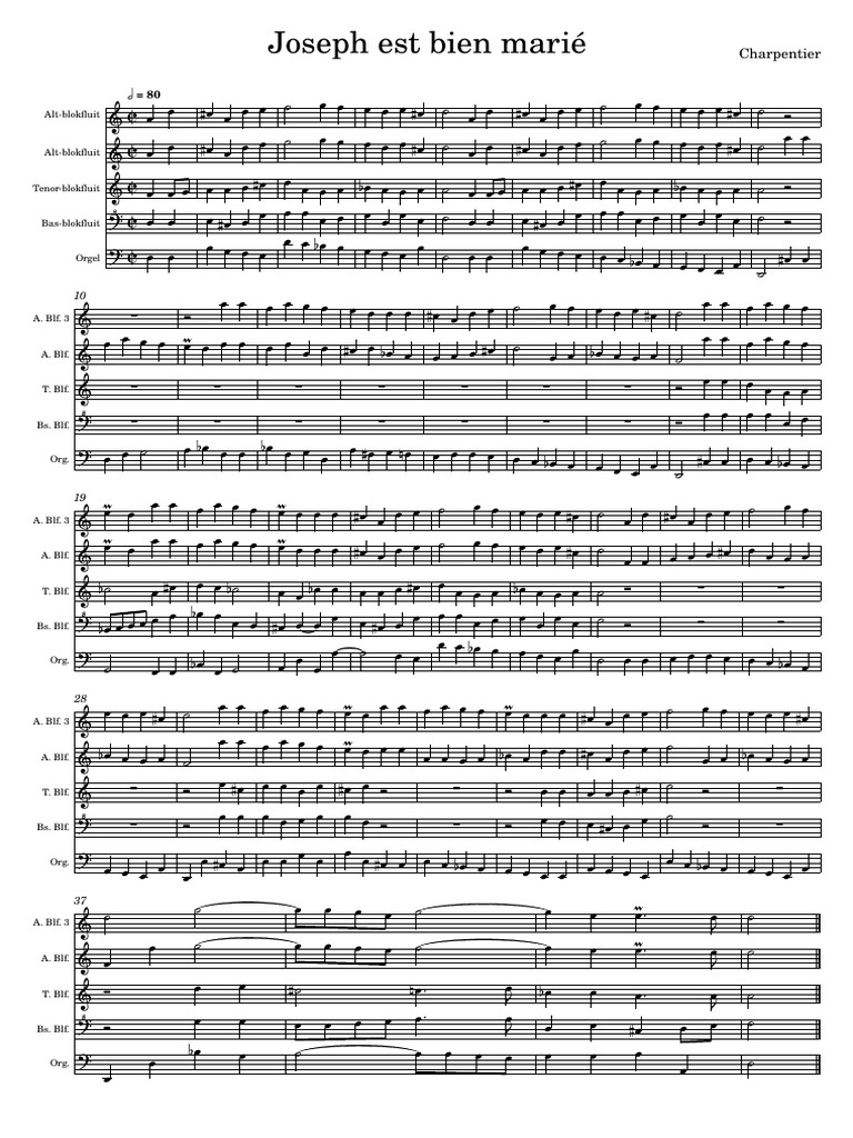 Joseph et les Blokfluiten | PDF