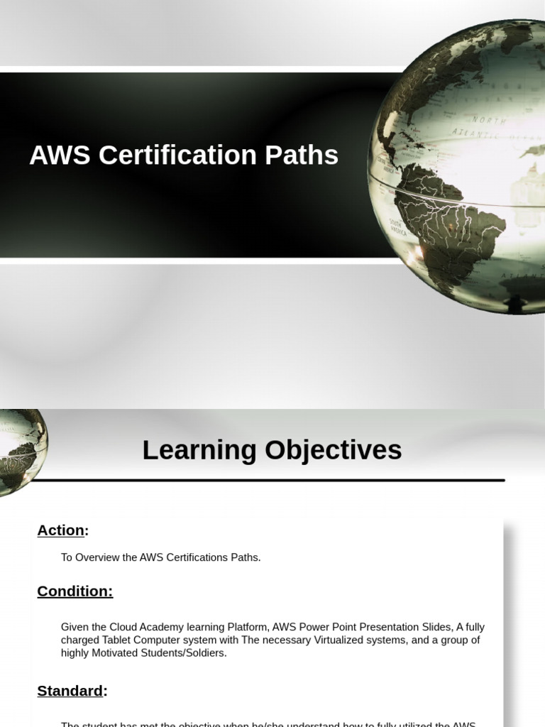 A - AWS Certifications Paths v1.2.28.22 | PDF