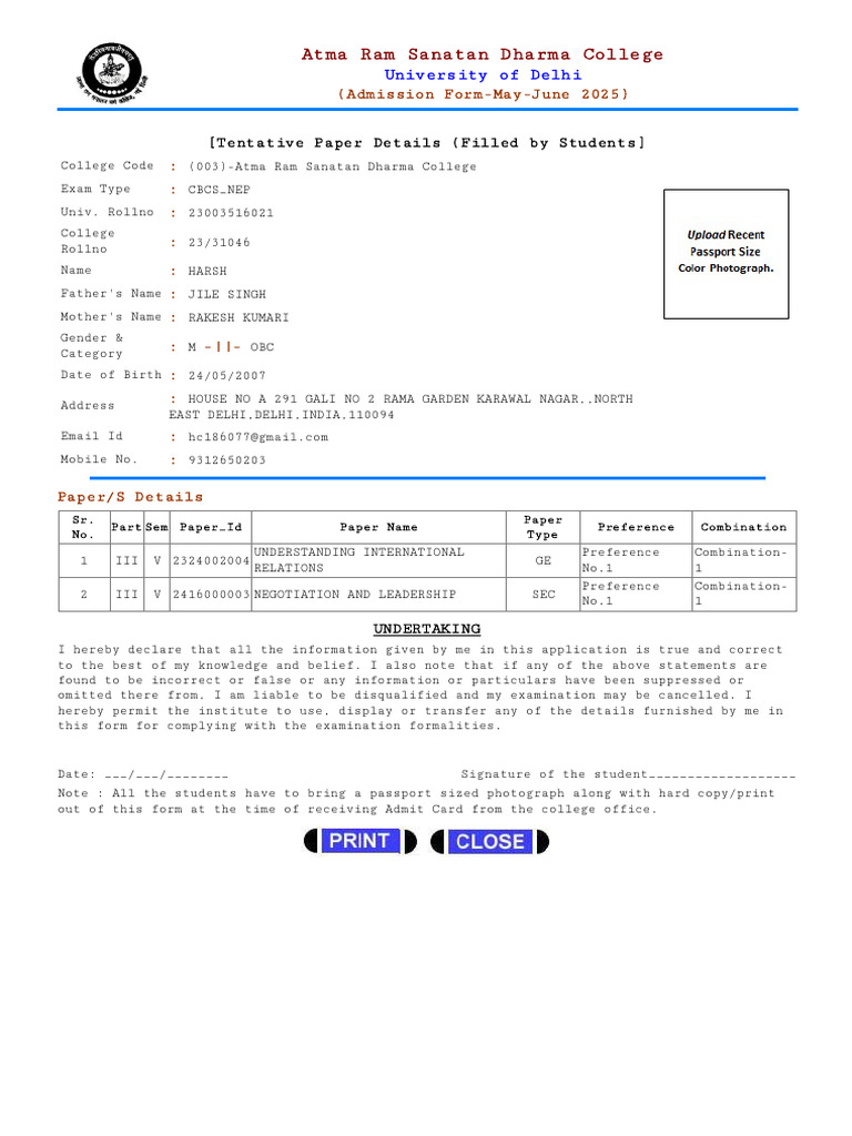 Elective Subjects Harsh | PDF