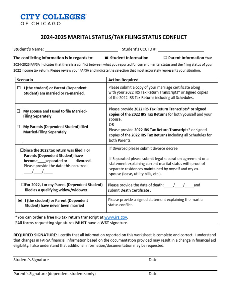 Departments Documents FinancialAid 2024 25 Parent Marital Status ...