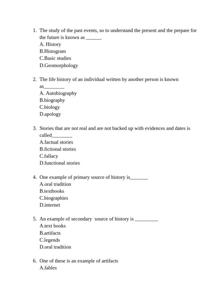 JSS1 / Year 7 Third Term History Exam | PDF | Igbo People | West Africa