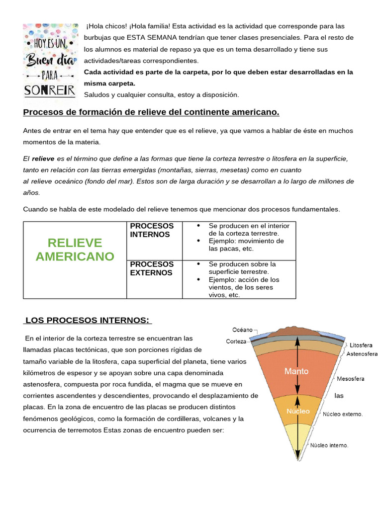 Procesos Formadores de Relieve | PDF | Terreno | Roca (geología)