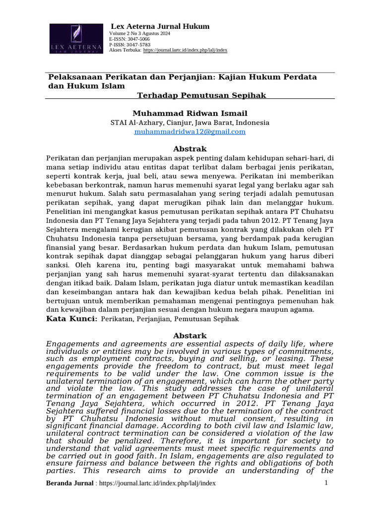 127 135.+Muhammad+Ridwan+Ismail Lartc 1 | PDF