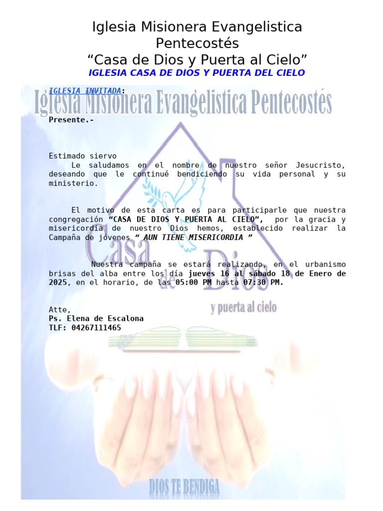 Carta Año de La Cosecha | PDF