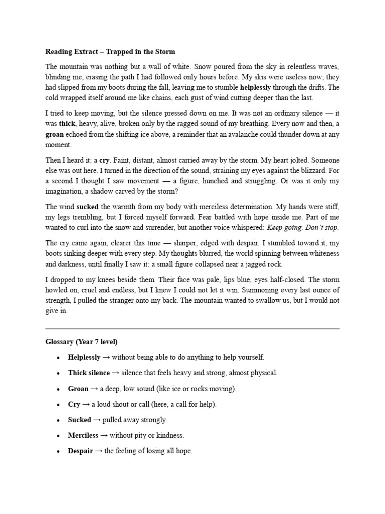 EFglI4 CLW 1758195166 Reading Extract | PDF
