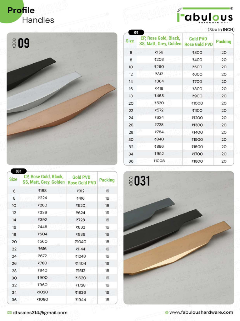 Profile Handles | PDF