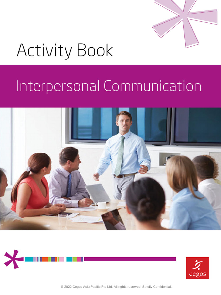 Interpersonal-Communication - Workbook (YY) | PDF | Communication ...