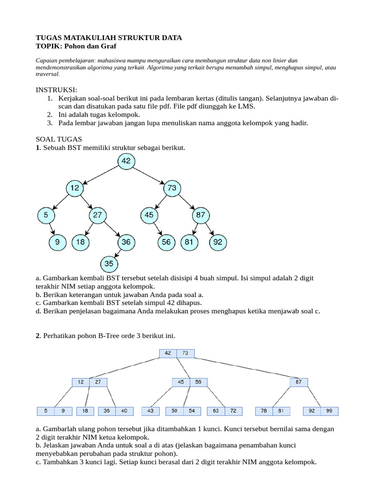 Tugas 2 Pohon Dan Graf | PDF