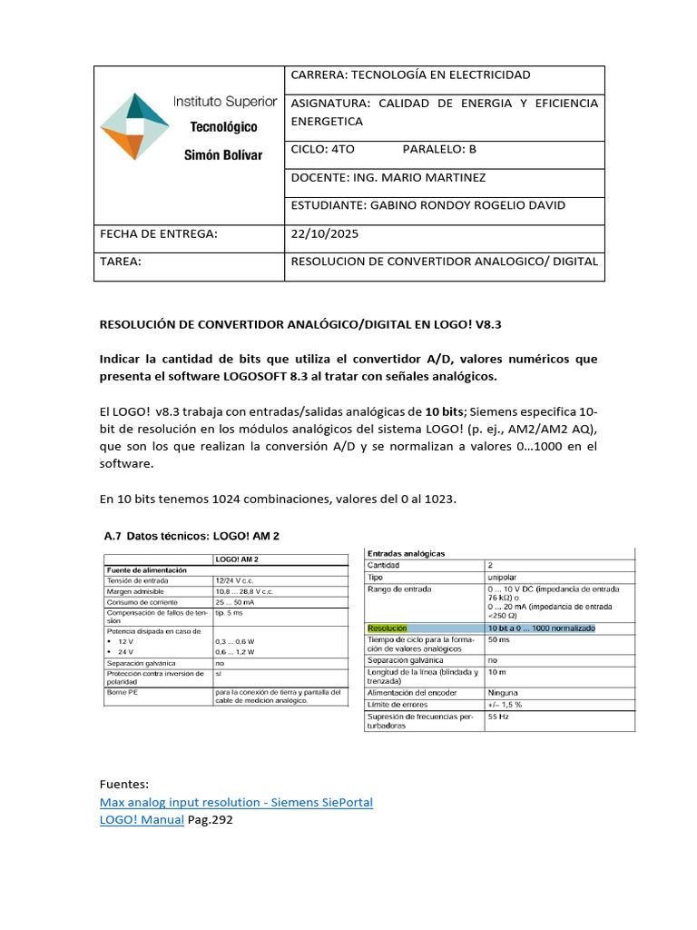 Tarea AD Logo | PDF | Informática | Ingeniería Electrónica