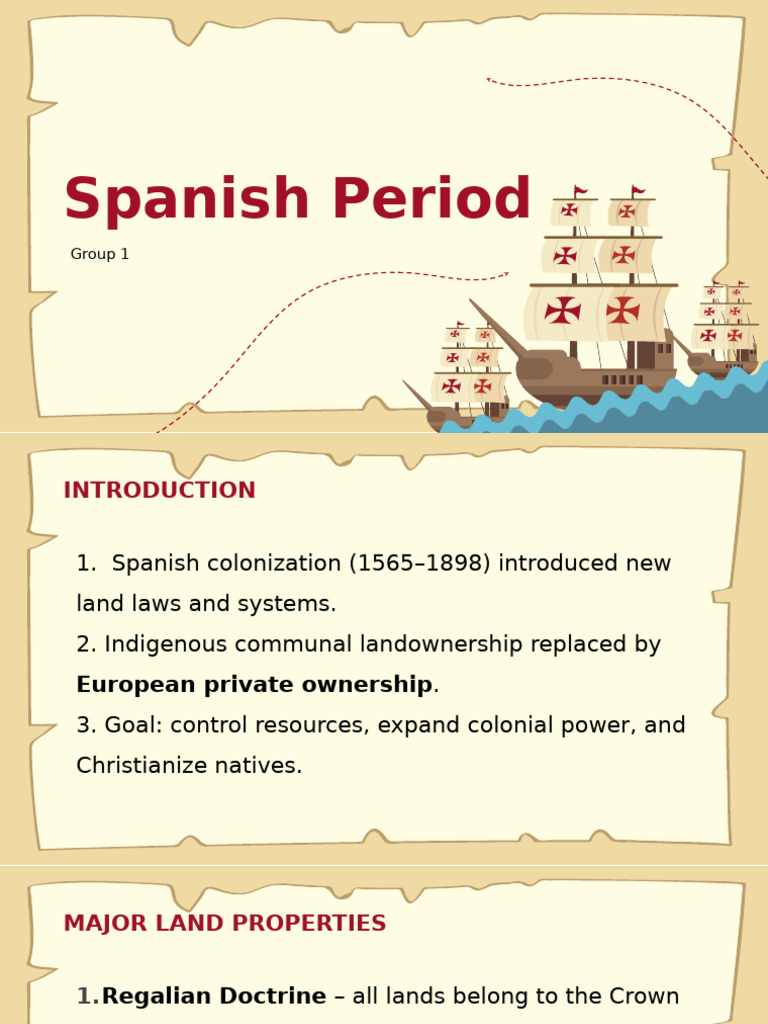 Spanish Period GROUP 1 | PDF | Spanish Empire | Economies