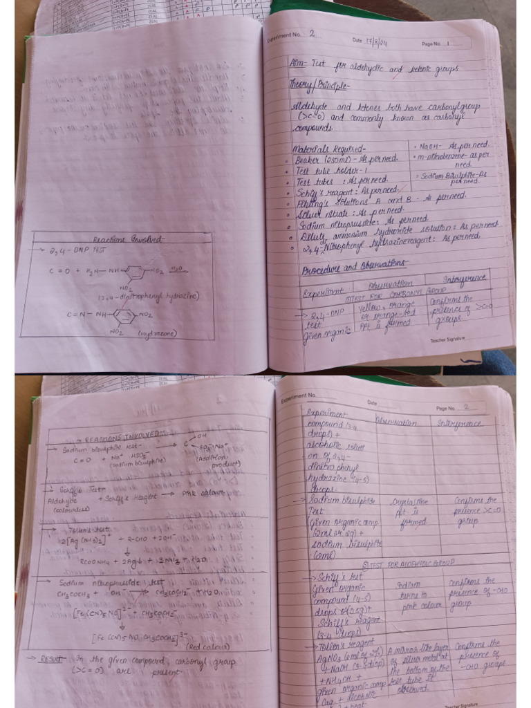 Functional Group Aldehyde and Ketonic Group | PDF