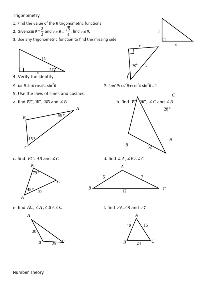 Trigonometry | PDF | Triangle | Elementary Geometry