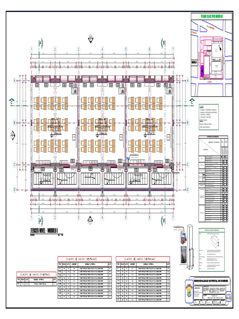 Tercer Nivel - Modulo I: Plano Clave Por Módulos | PDF