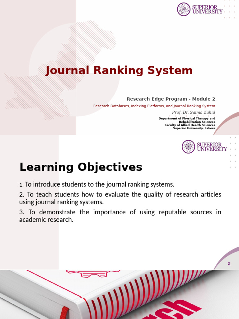 Journal Ranking Systems Explained | PDF | Citation | Information Science
