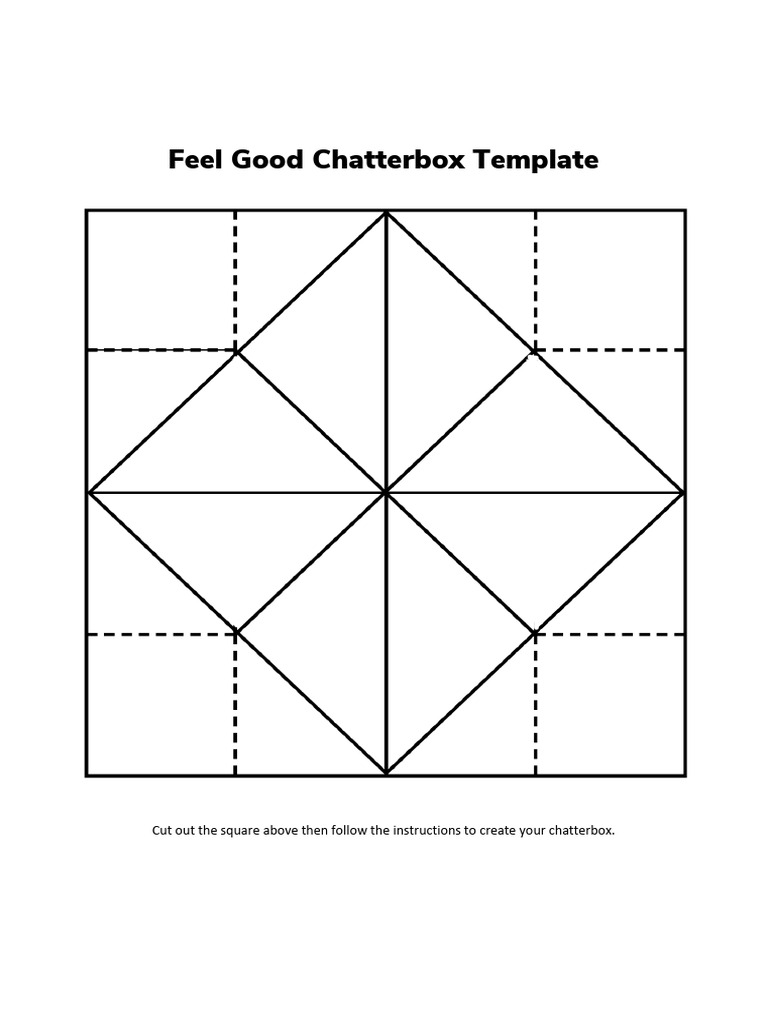 Feel Good Chatterbox Template | PDF