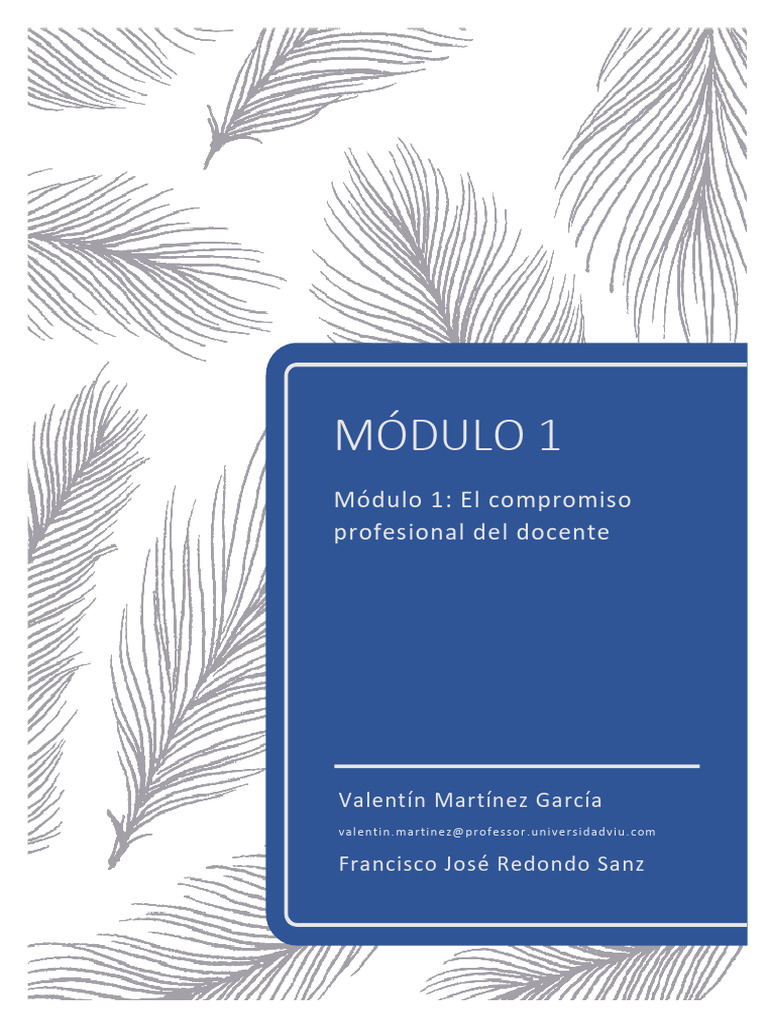 Módulo 1 CDD B1 | PDF | Enseñando | Maestros