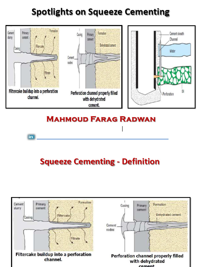 Squeeze Cementing - Mahmoud Radwan | PDF