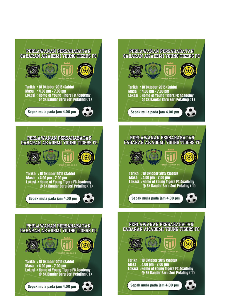 Poster Rasmi | PDF