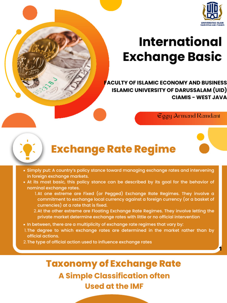 International Exchange Basic | PDF | Monetary Policy | Gold Standard