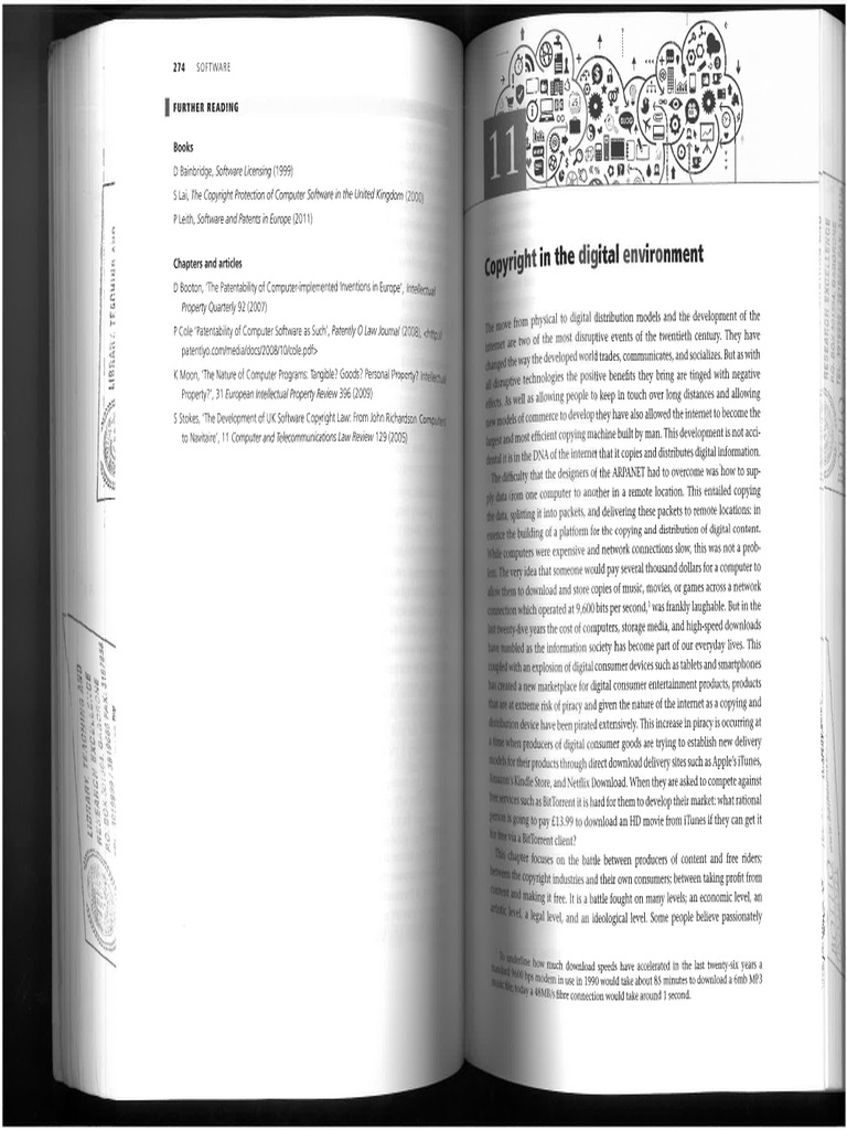 Chapter 11 Copy Right in Digital Environment Final | PDF