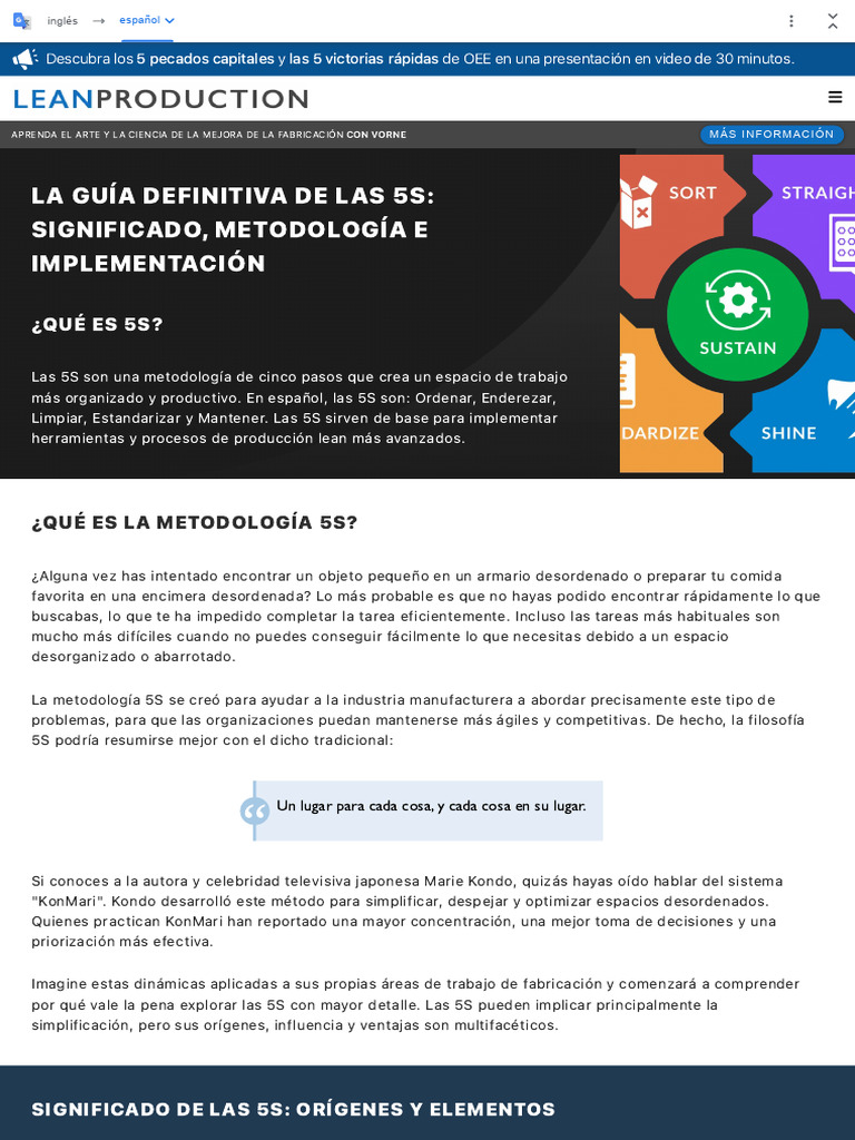 The Ultimate Guide To 5S - What It Is and How To Implement - Lean ...