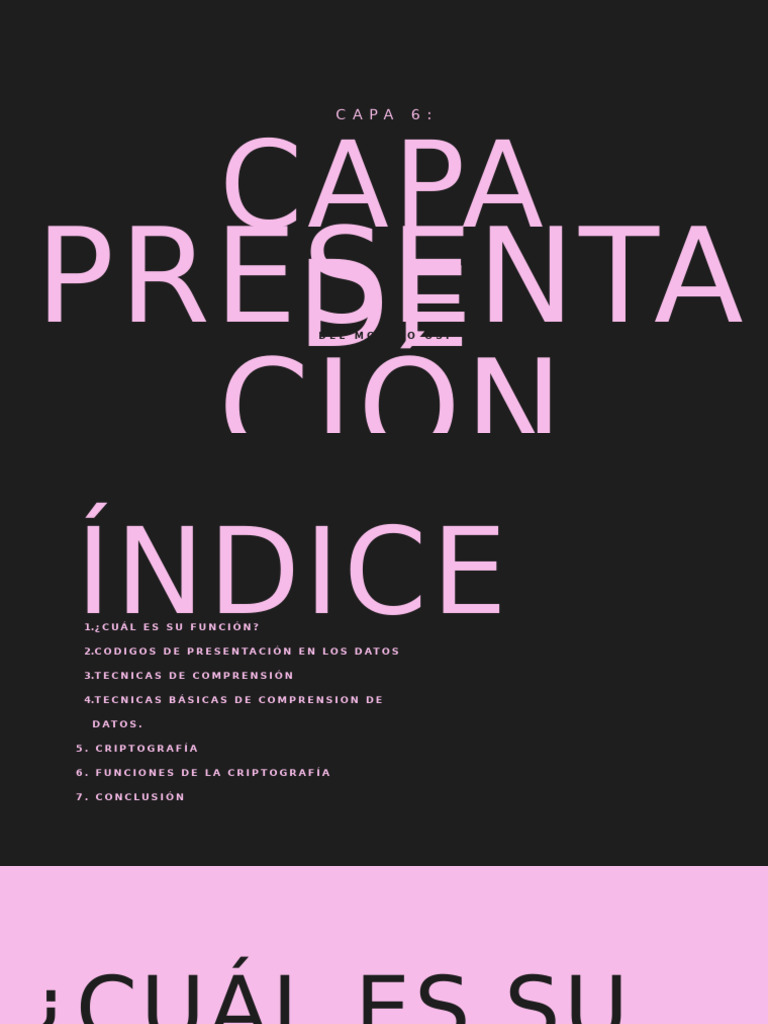 Capa de Presentación | PDF | Cifrado | Clave (criptografía)