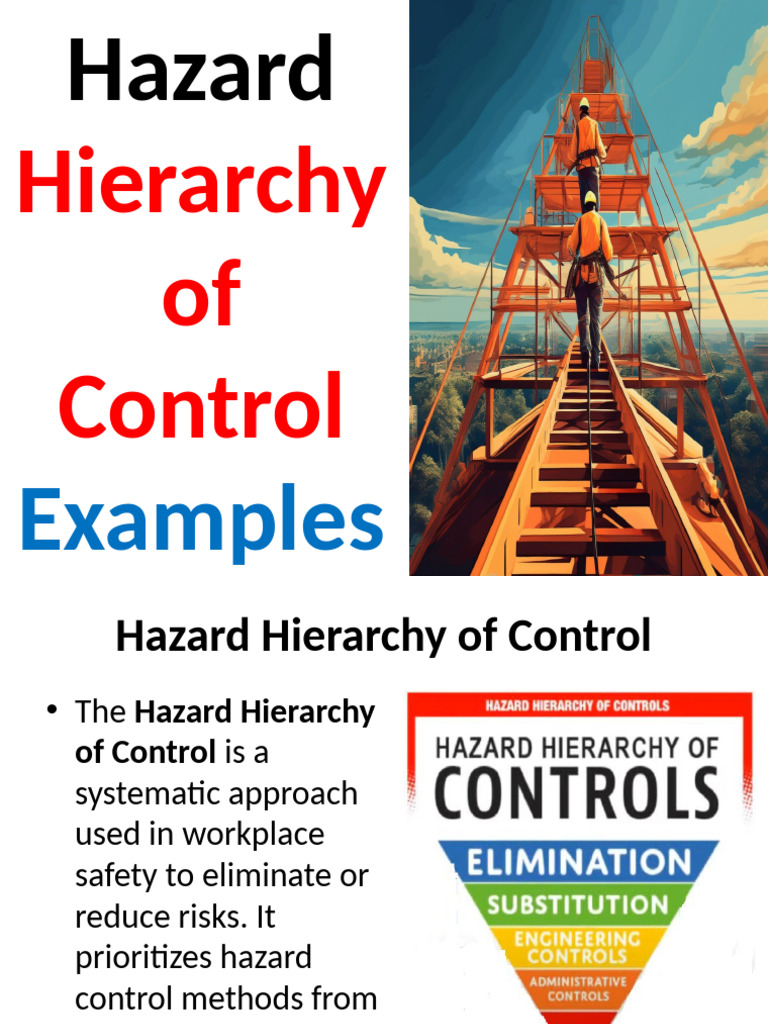 Hazard Hierarchy of Control | PDF | Personal Protective Equipment ...