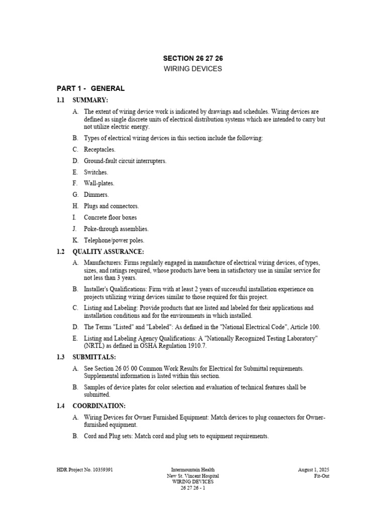 26 27 26 - Wiring Devices - TP + Plug Tail | PDF | Electrical Connector ...