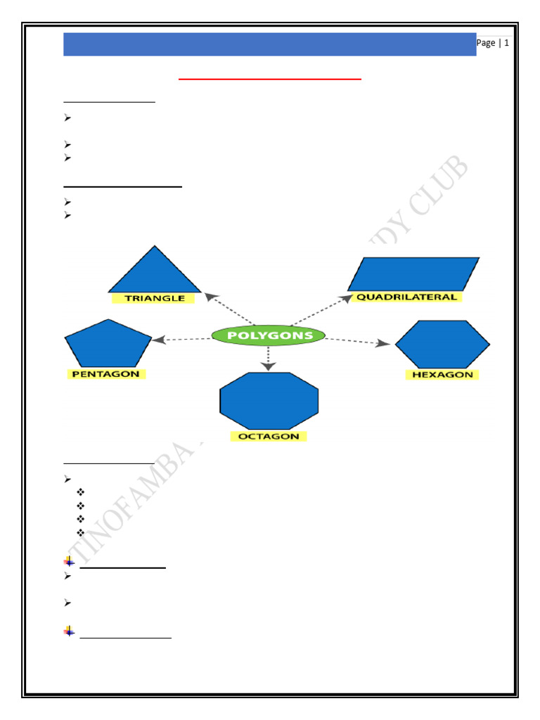 Introduction to Polygons Explained | PDF | Triangle | Polygon