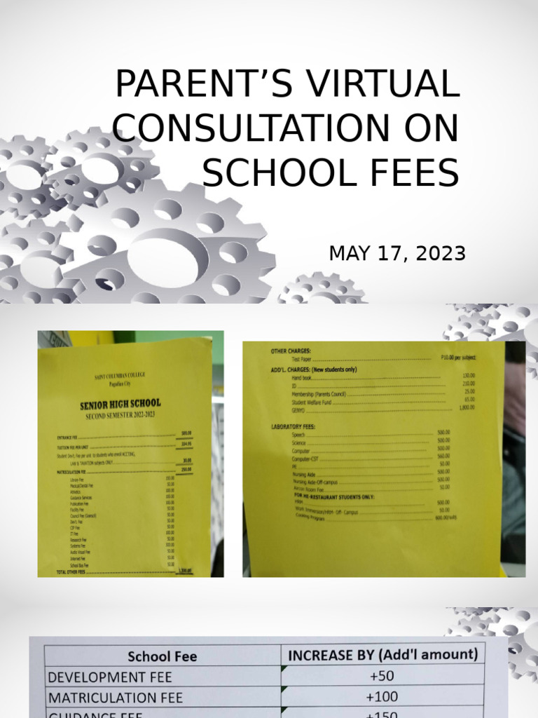 School Fee Increase Rationale 2023-2024 | PDF