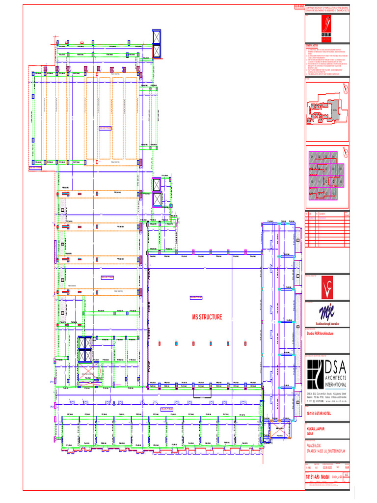 SPA AREA - 114.400 LVL - SHUTTERING PLAN - 02.09.2025-Model | PDF ...