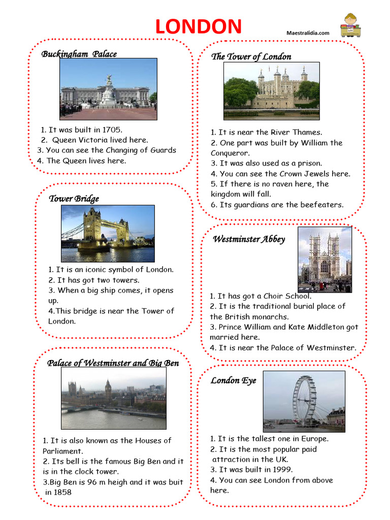 London Landmarks Overview Guide | PDF
