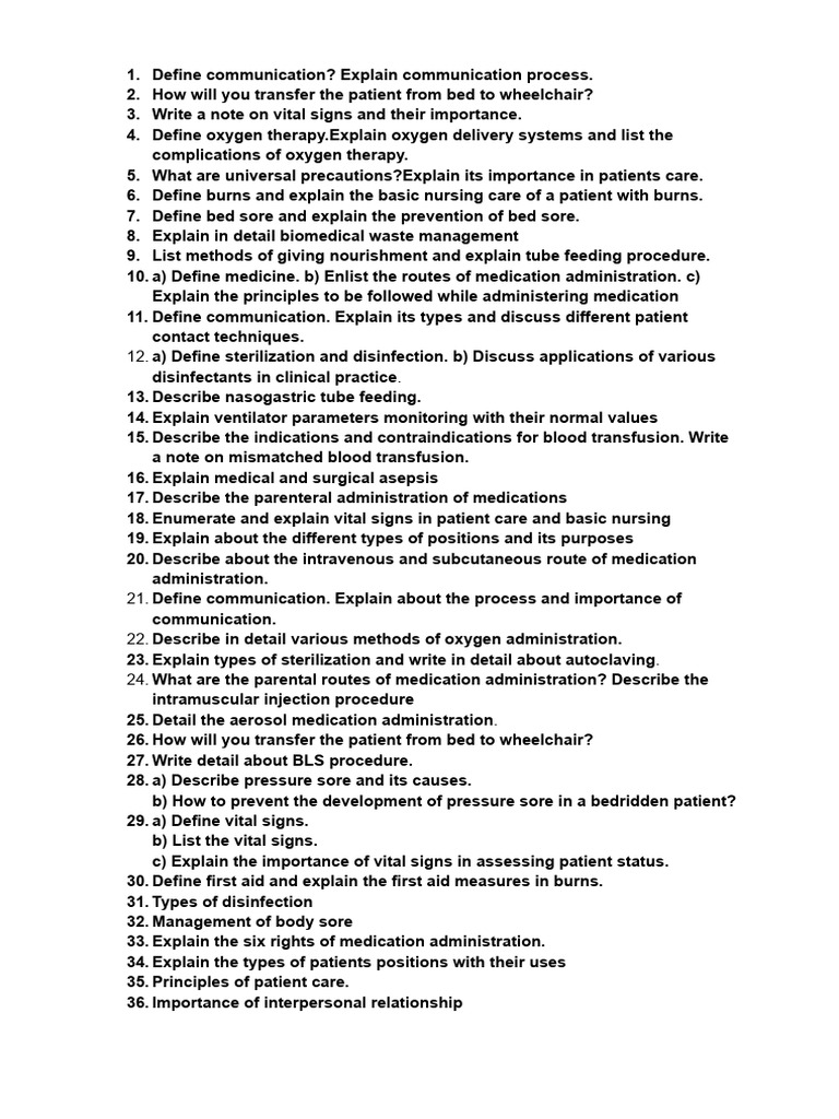 Patient Care Question No. | PDF | Catheter | Clinical Medicine