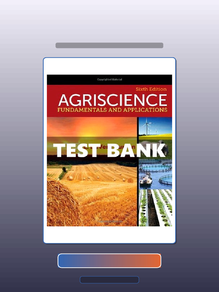 Ultimate Bundle Agriscience Fundamentals and Applications 6th Edition ...