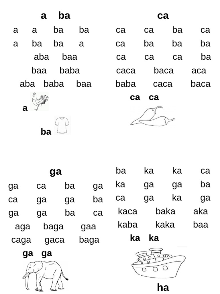 Modul Membaca Untuk SD Kelas 1 | PDF
