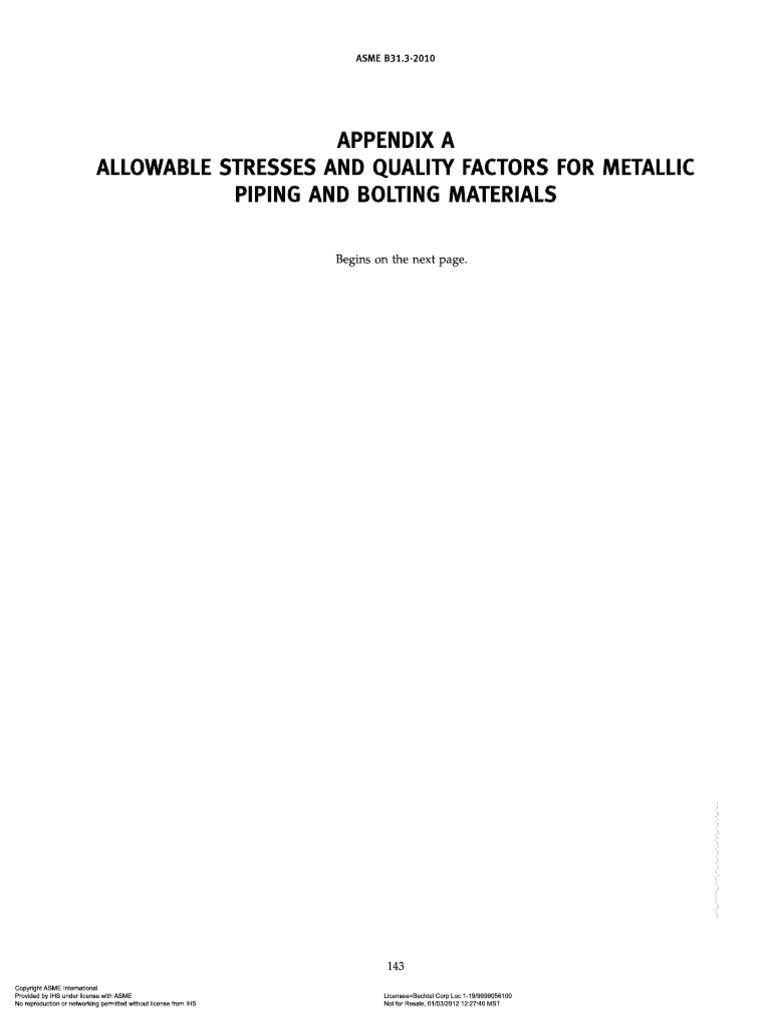 Allowable Stress Carbon Steel-3 | PDF
