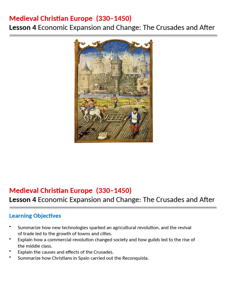 Economic and Cultural Impact of the Reconquista | PDF | Crusades ...
