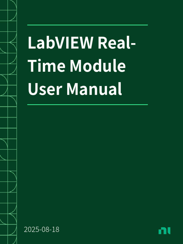 LabVIEW Real-Time Module Guide | PDF | Interface (Computing) | Computer ...