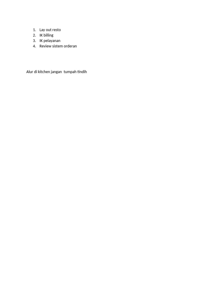 Revisi SOP & IK Untuk ISO | PDF