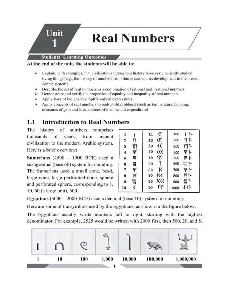 Real Numbers | PDF